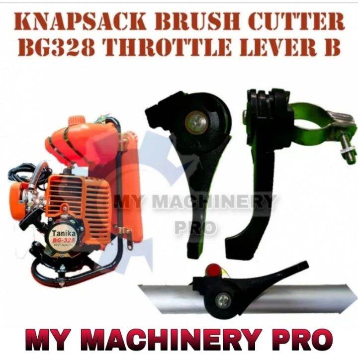 KNAPSACK BRUSH CUTTER ENGINE BG328 THROTTLE LEVER MESIN RUMPUT GALAS ...