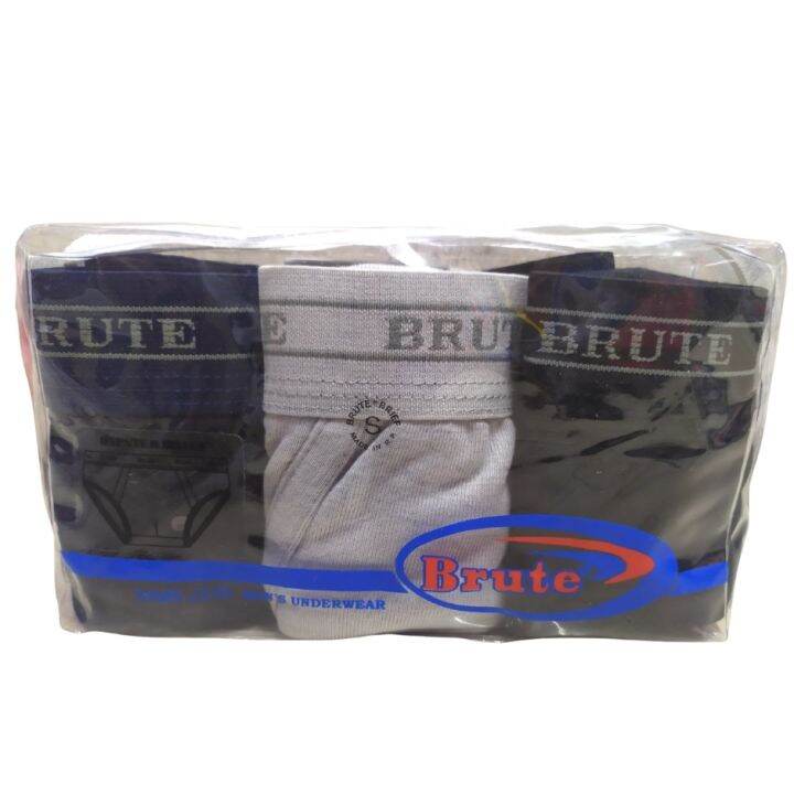 Original Brute Men's Underwear Brief 3 in 1 | Lazada PH