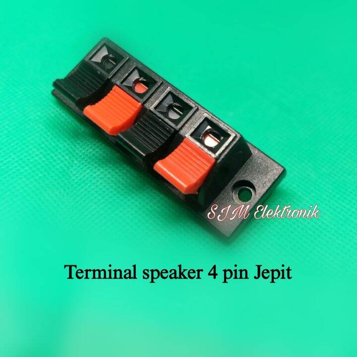 TERMINAL SPEAKER 4 PIN JEPIT terminal speaker jepit 4 pin | Lazada ...
