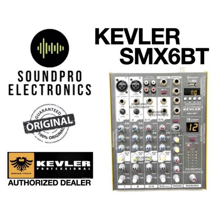 ORIGINAL KEVLER SMX6BT 6channel Compact Mixer | Lazada PH