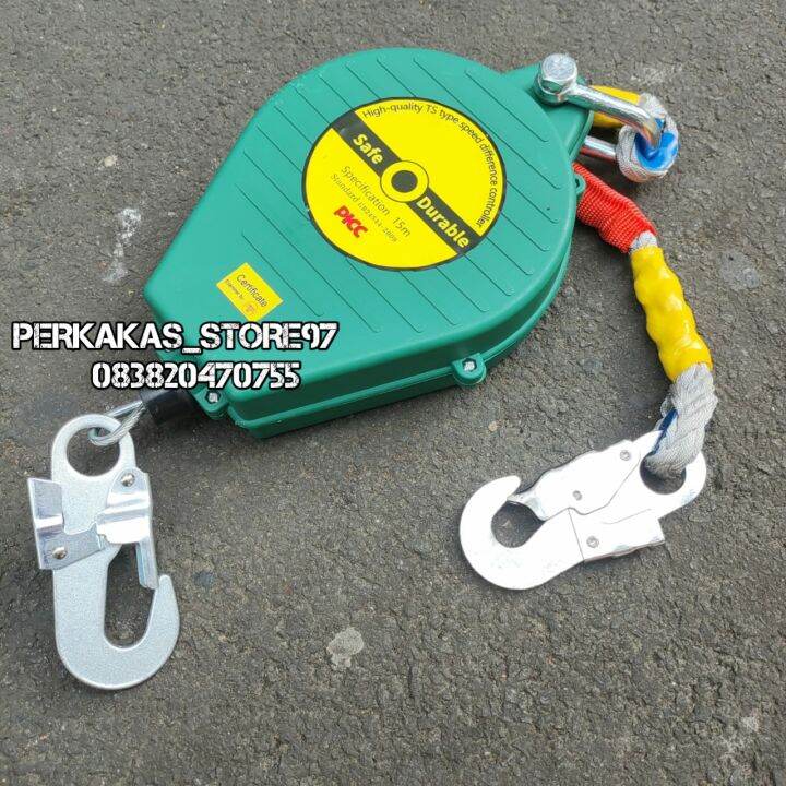 safety prevention fall arrester 5 meter retractable lifeline tali ...