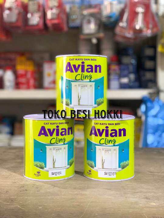 Cat Minyak Avian Cling / Cat Kayu dan Besi Avian Cling 1kg ( Putih ... Cat Minyak Avian Cling / Cat Kayu dan Besi Avian Cling 1kg ( Putih ...