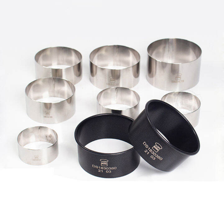 Sanneng Big Drum Bread Mold Stainless Steel round Mousse Tart Ring ...