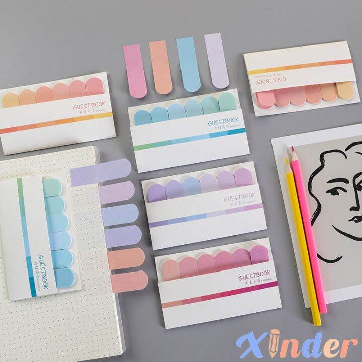 Xinder Cute Creative Six Color Post It Notes For Students' Learning ...