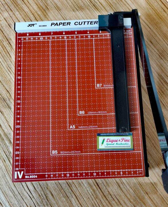 (LIQUE-PINE) PAPER CUTTER WOOD (10X12) | Lazada PH