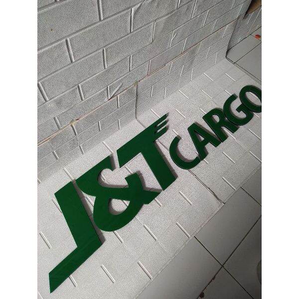 Logo JNT cargo akrilik murah/akrilik JNT/label JNT ekspedisi cargo ...