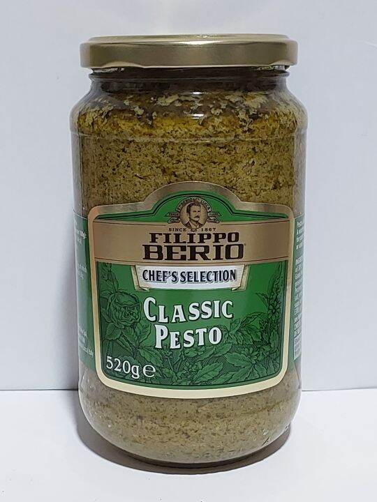 Filippo Berio Classic Basil Pesto, 520g | Lazada PH