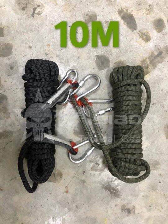10M UTILITY ROPE with carabiner 2pcs | Lazada PH