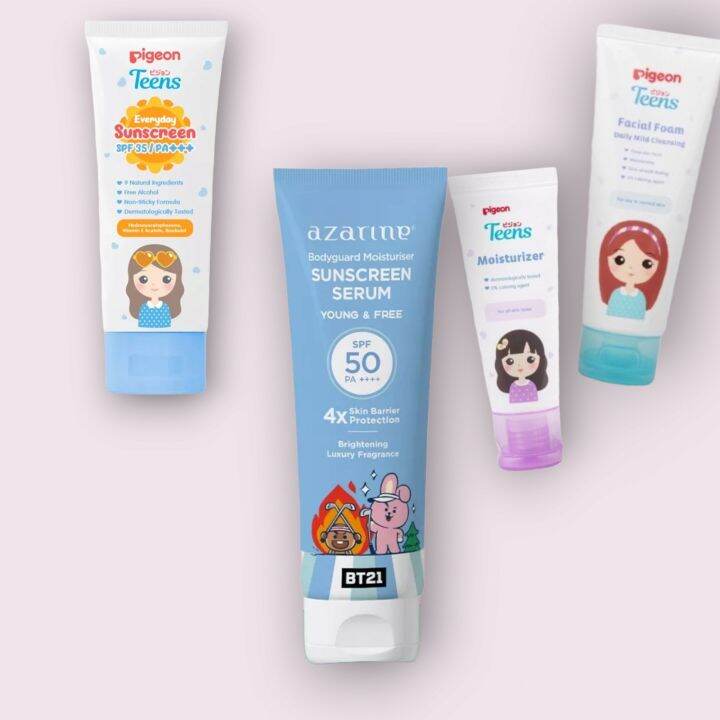 Paket Pigeon Basic Skincare Remaja Satu Set Lengkap Perawatan ...