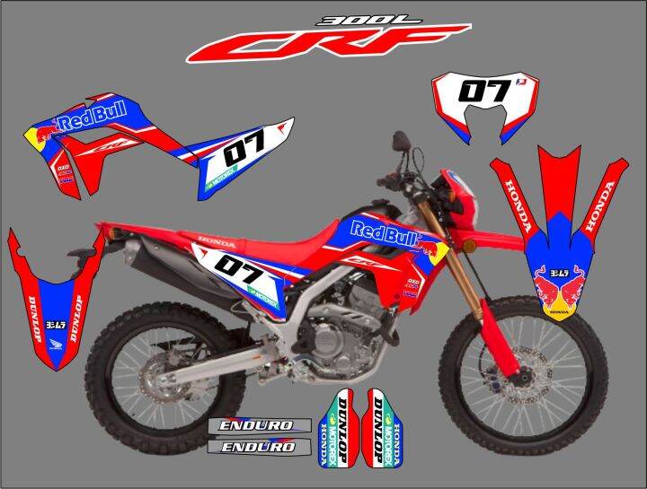 Honda crf 300L full body decals | Lazada PH