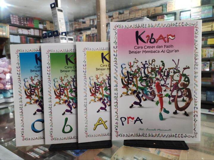 Panduan Baca Al Qur'an mudah. Pra Kibar ( Warna), Kibar A, Kibar B ...