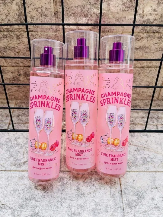 Authentic Bath and Body Works Champagne Sprinkles Fragrance Mist (236ml ...