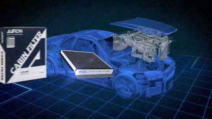 กรองแอร์แอคทีฟ ชาร์โคล ยี่ห้อ AARON รุ่น NISSAN TEANA 2.0,2.5 (L33) CC ...