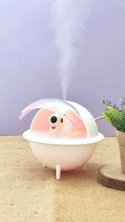 Humidifier Spaceship Air Diffuser Mini Pelembab Udara Aromatherapy ...