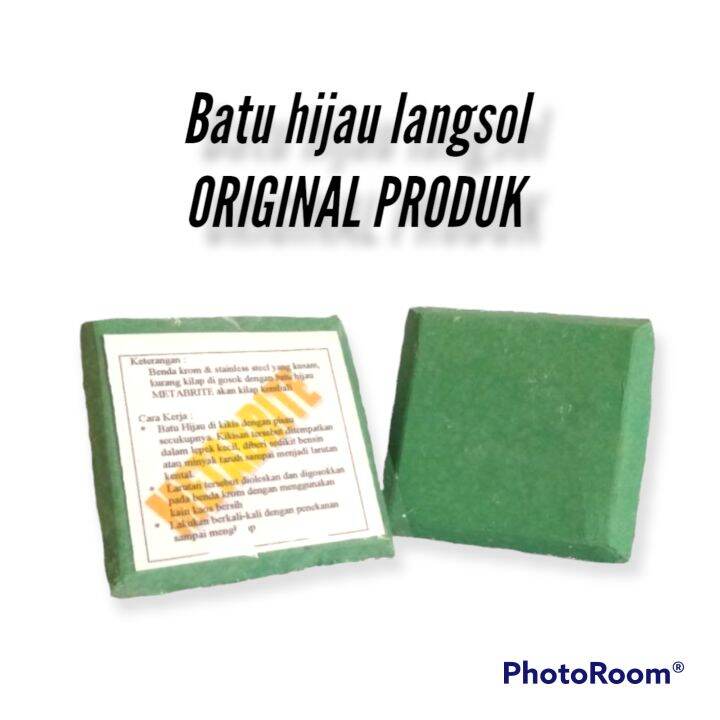 batu hijau ijo metabrite langsol - sabun poles stainles logam besi ...
