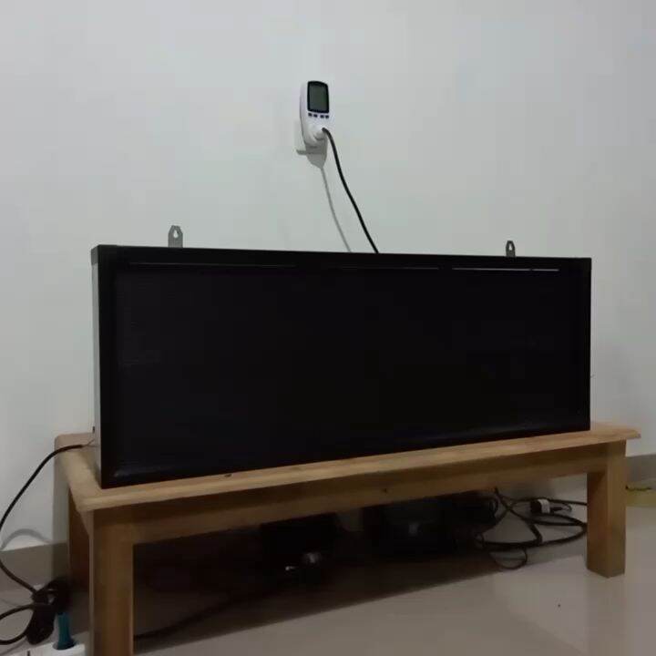 LED running text Videotron mini ukuran 100x40 cm full color RGB P5 ...