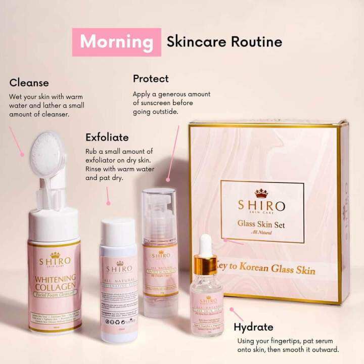 Shiro Glass Skin Set | Lazada PH