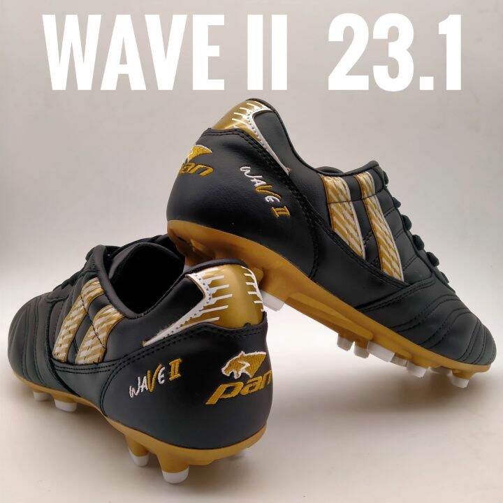 (PANลิขสิทธิ์💯)รองเท้าฟุตบอล/สตั๊ด PAN WAVE II 23.1 หนังแท้ ***หนังวัว ...
