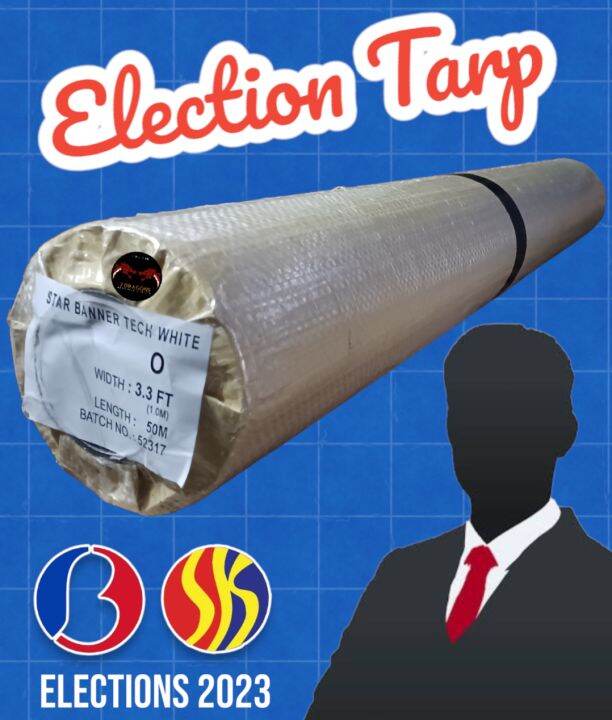 3.3ft Election Tarp (Manipis) | Lazada PH