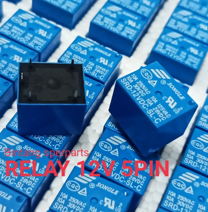 RELAY 12VOLT 5PIN (SONGLE) RELAY 12V 5 PIN RELAY 12 VOLT 5 KAKI RELAY 12VOLT 5 KAKI RELAY 12V 5 ...