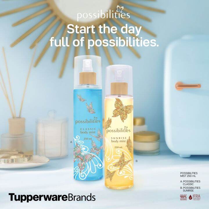 TUPPERWARE POSSIBILITIES BODY MIST 250ML | Lazada PH