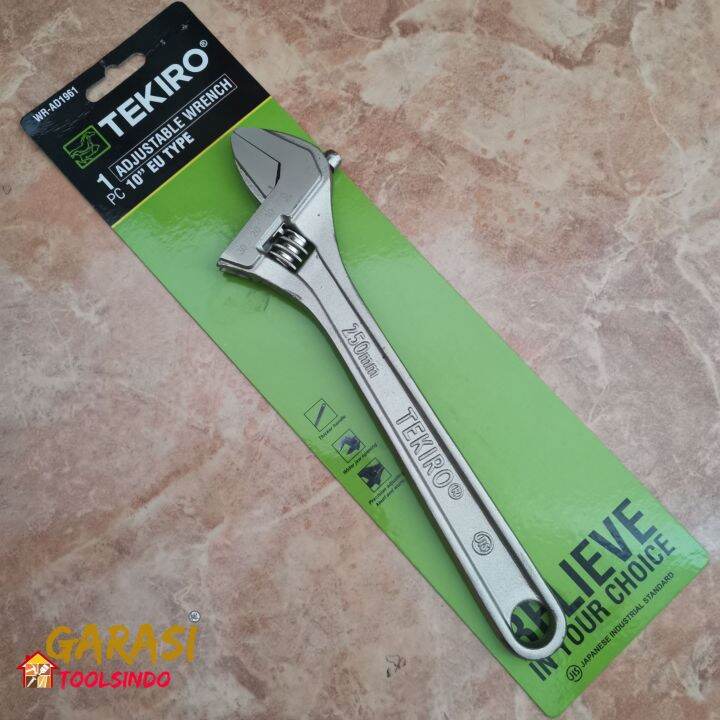 kunci inggris tekiro 10" adjustable wrench 10 inch Tekiro | Lazada ...