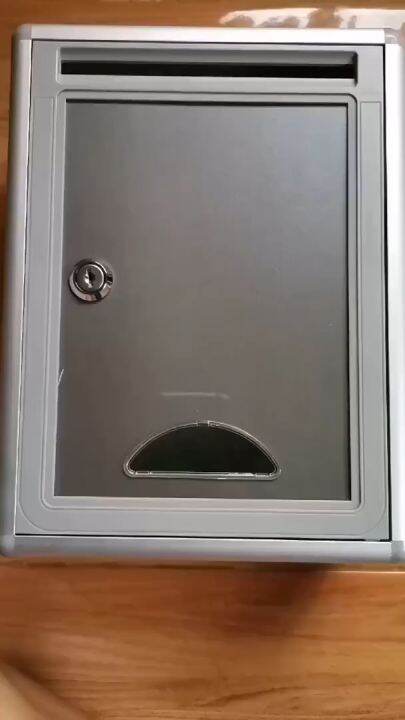 Letter Mailbox Post Box Waterproof Outdoor Security Locking Aluminium ...