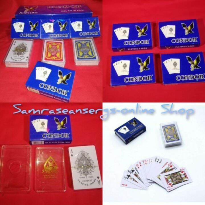 Condor Waterproof Plastic Playing Cards Poker Cards Tong-its Table ...