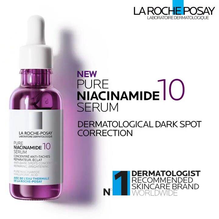 La Roche Posay Niacinamide 10 Serum Make Smoother and Brighter Skin ...