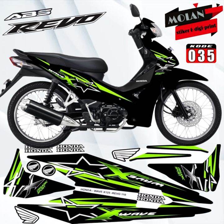 Decal Sticker Striping Variasi Revo Absolute 110 2010-2013 / Revo 110 ...