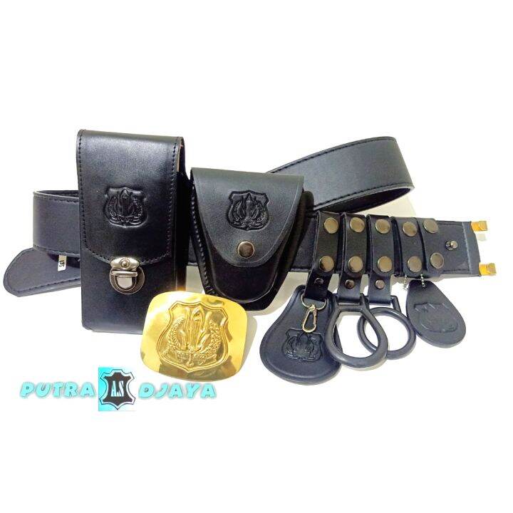 kopel satpam pdl pdh kulit sintetis hitam lengkap terbaru 2023 | Lazada ...