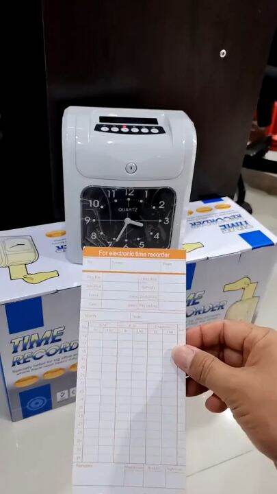 Bundy Clock Electronic Time Recorder Machine Employee Time Clock ...