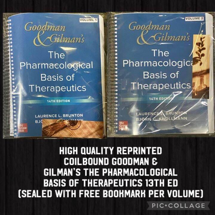 Latest Ed Goodman Gilman’s The Pharmacologic Basis of Therapeutics 14th ...