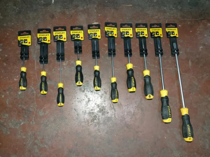 STANLEY PHILIP TIP STANLEY SCREWDRIVER CUSHION GRIP ERGONOMIC HANDLES ...