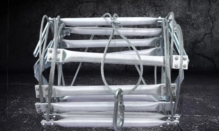 5M High Quality Steel Wire Rope Ladders Portable Rope Ladder Rescue ...