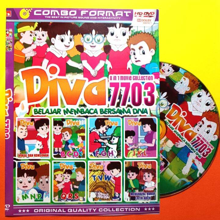 KASET DVD FILM KARTUN ANAK KOLEKSI BELAJAR MEMBACA BERSAMA DIVA VOLUME 7703. | Lazada Indonesia