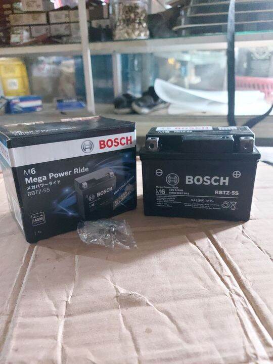 Aki Acu Accu Gel Motor Bosch MTZ5S RBTZ-5S Honda Vario Scoopy Astrea ...