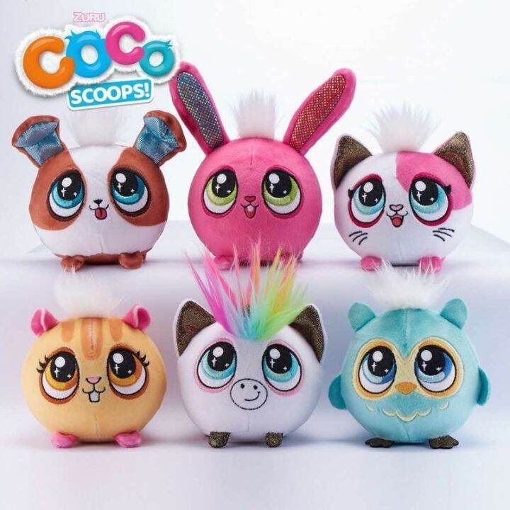 {ORIGINAL} ZURU COCO PLUSH SCOOPS SERIES 1 (9602ZU) | Lazada