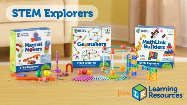 [5 ขวบ+] STEM Explorers™ Geomakers [จากแบรนด์ Learning Resources] | Lazada.co.th