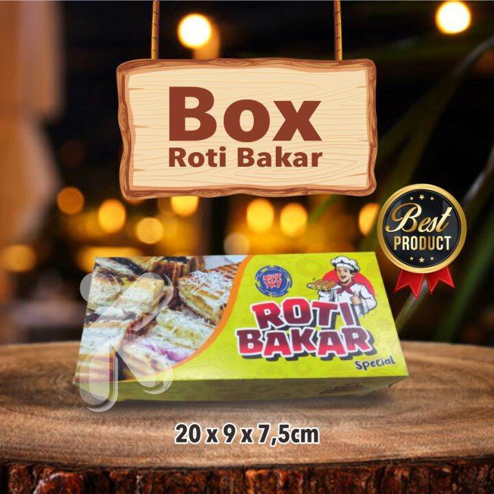 Dus Roti Bakar / Box Roti Bakar uk 20 x 9 x 7,5 CM Isi 50 pcs | Lazada ...
