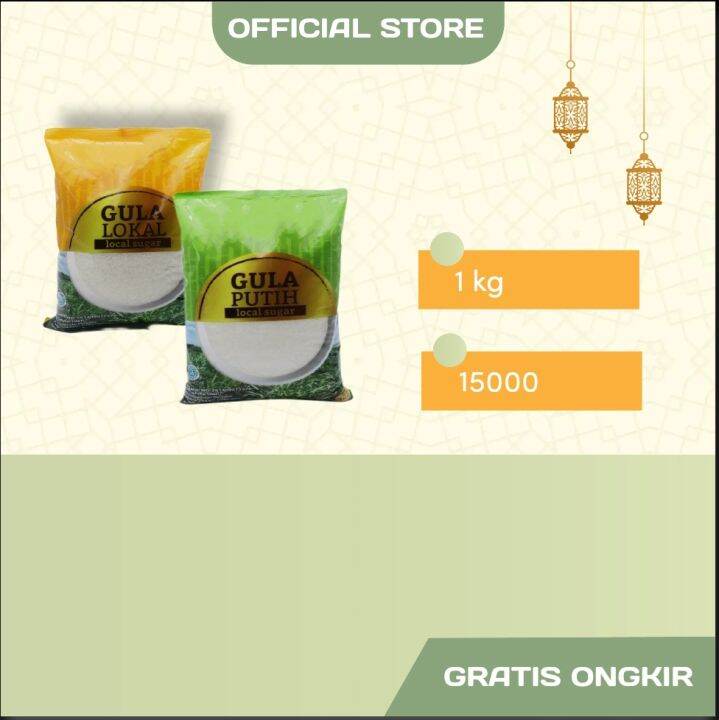 gula pasir lokal 1 kg | Lazada Indonesia