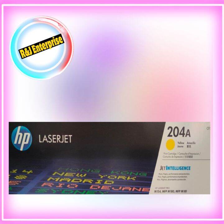 HP 204A Yellow Original LaserJet Toner Cartridge, CF512A | Lazada PH