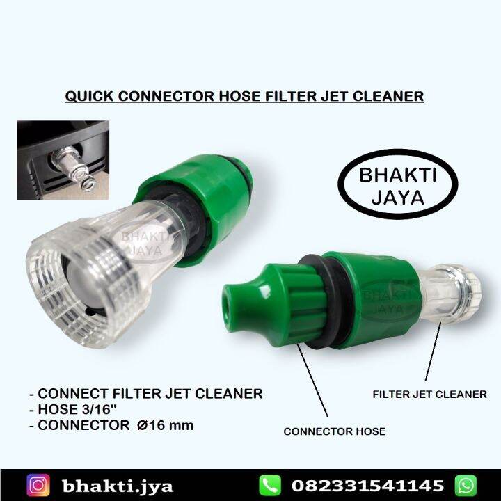 Quick Connector | Sambungan Selang Inlet Jet Cleaner High Pressure | 3/ ...