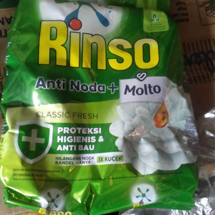 RINSO MOLTO ANTI NODA CLASIC Fresh 770 gr | Lazada Indonesia