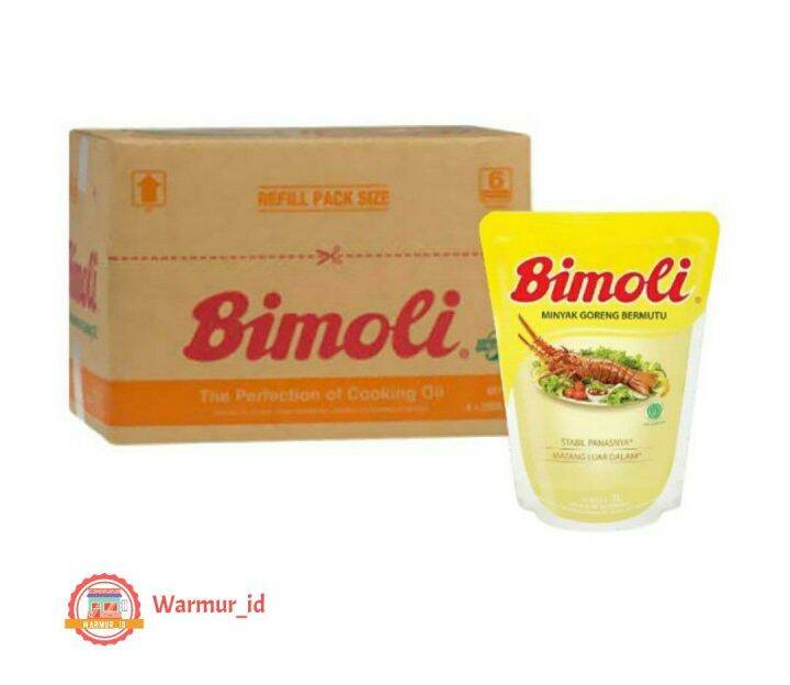 Bimoli Minyak Goreng 2 Liter isi 6 pcs | Lazada Indonesia