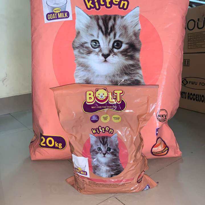 Bolt kitten 1kg | makanan kucing bolt kitten | Lazada Indonesia