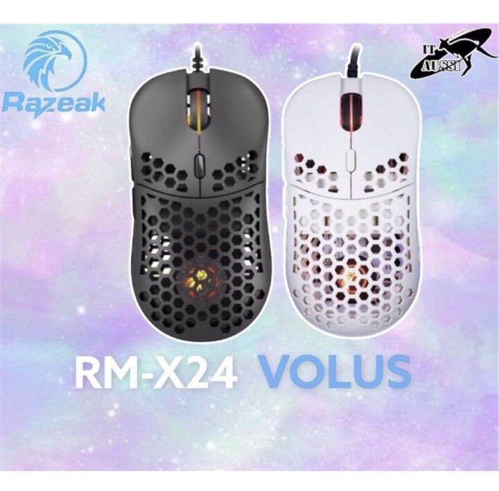 เม้าส์Razeak RM-X24 VOLUS PROFESSIONAL GAMING MOUSE | Lazada.co.th