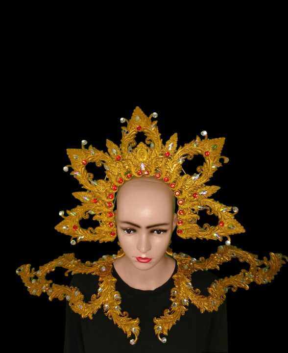 mahkota dan sayap kerah setelan/satu set mahkota kerah rajawali ...