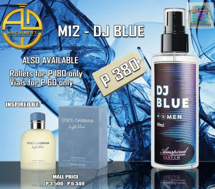 DJ Blue Ainspired Perfume (M12) | Lazada PH