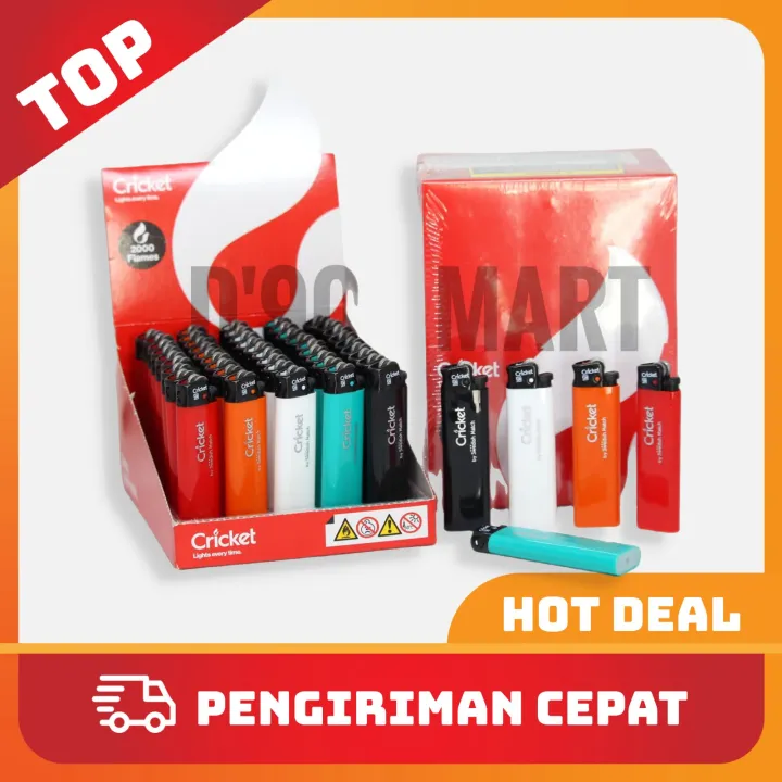 Korek Api Cricket Original Polos isi 50 pcs | Lazada Indonesia